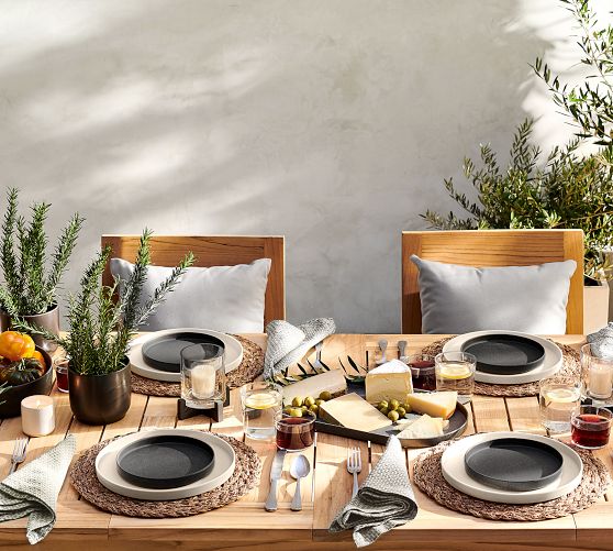 Braided Abaca Charger Plates - Set of 4 | Pottery Barn