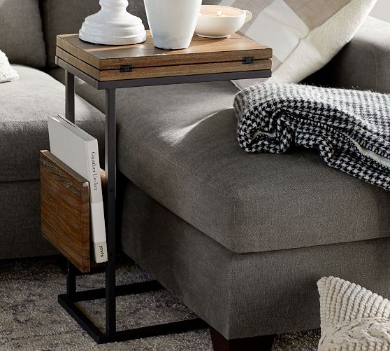 Allen Rectangular Extending C-Table | Pottery Barn