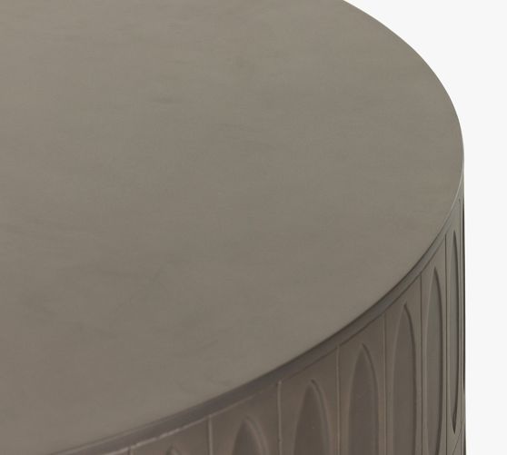 Colorado Round Concrete Coffee Table | Pottery Barn