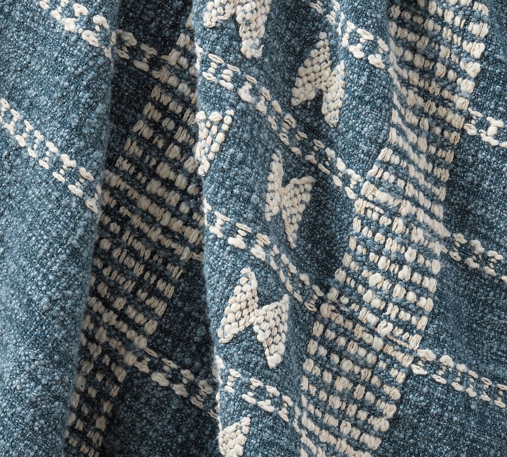 Mullen Handwoven Cotton Throw Blanket | Pottery Barn