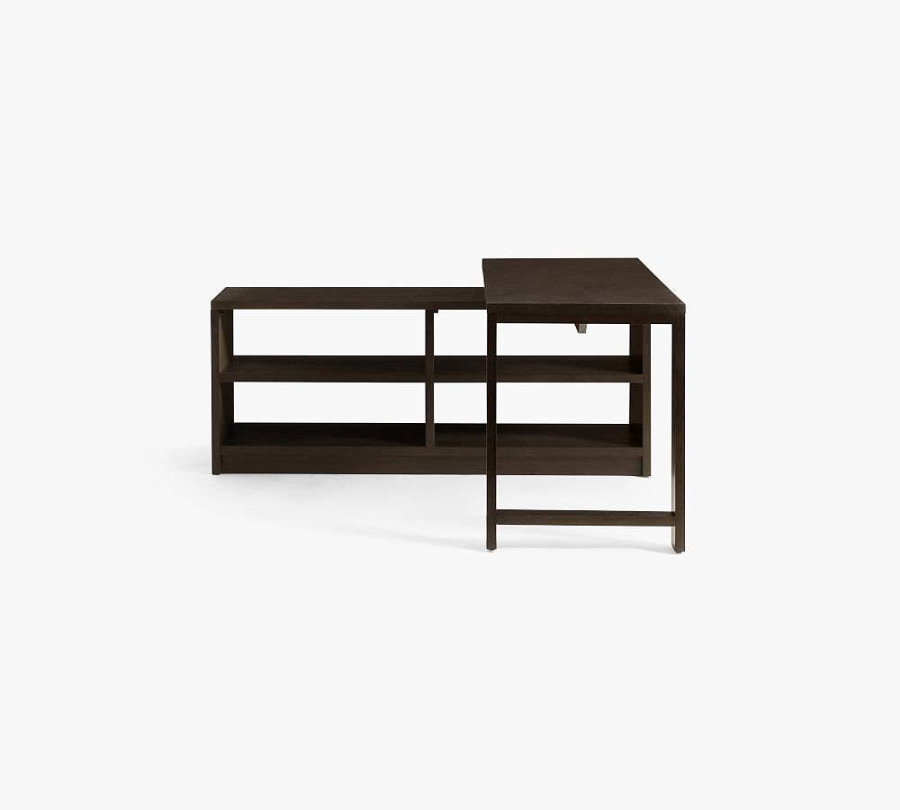 Pacific L-Shape Rotating Desk | Pottery Barn