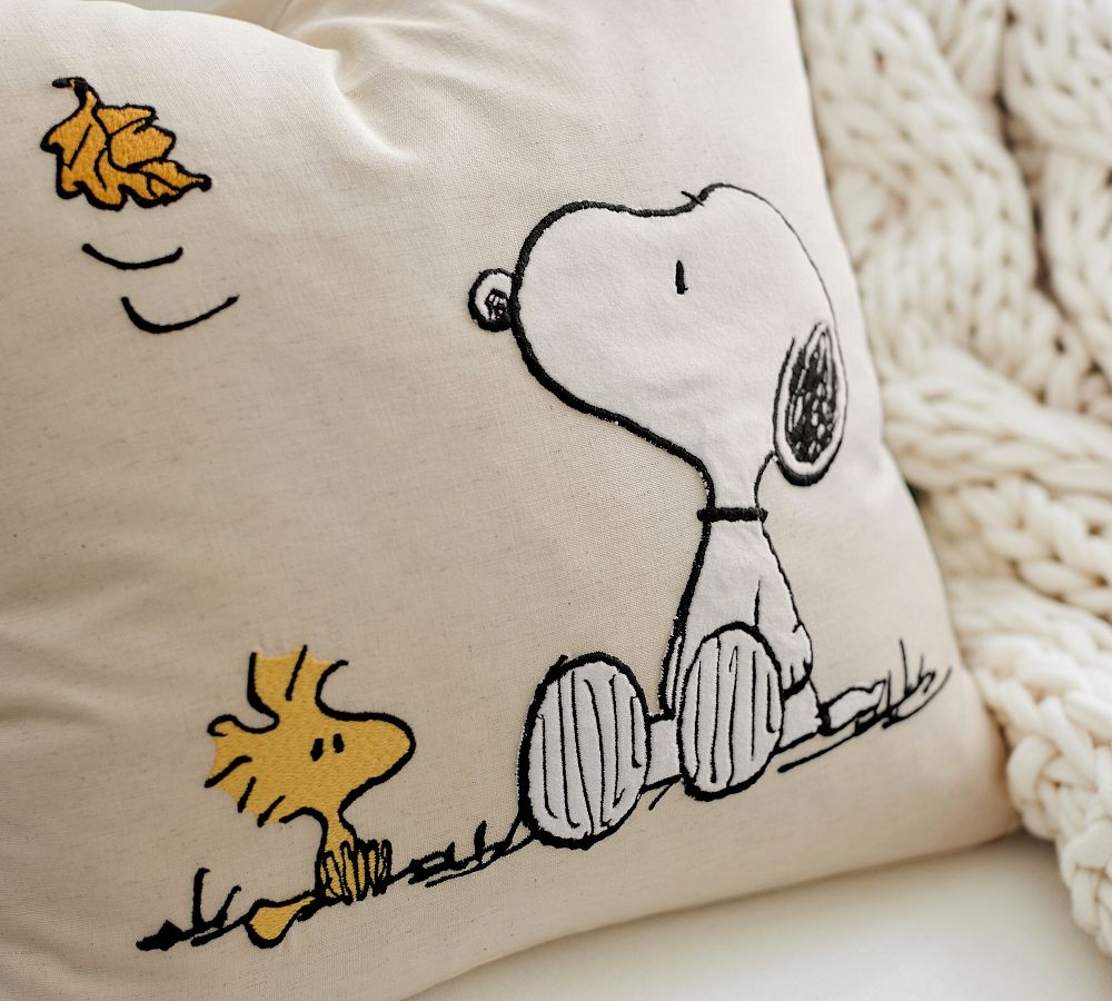 Peanuts™ Fall Is Here Charlie Brown™ Pillow | Pottery Barn