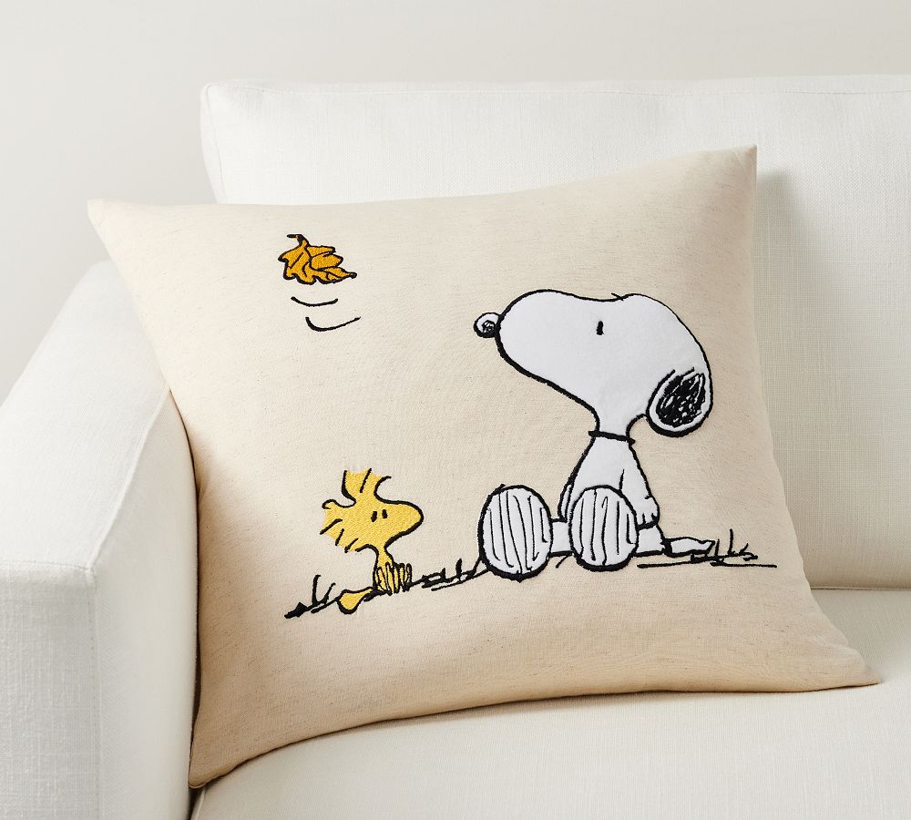 Peanuts™ Fall Is Here Charlie Brown™ Pillow | Pottery Barn