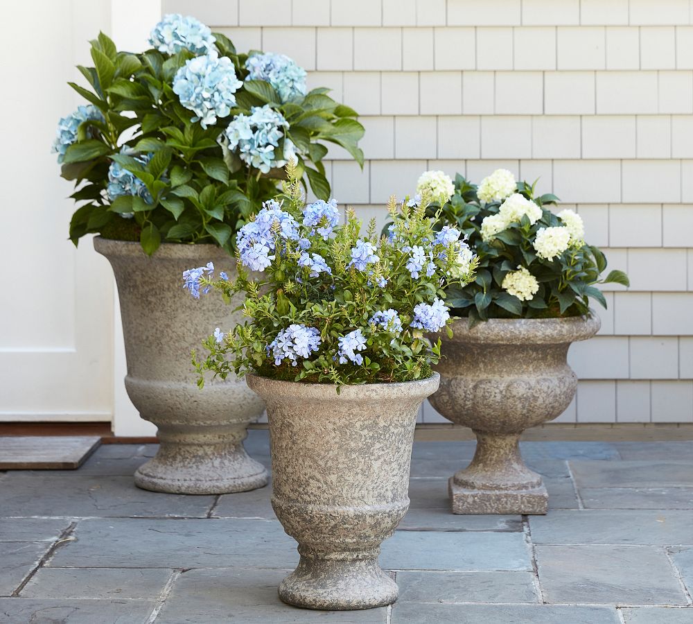 Chateau Traditional Urn Outdoor Planters | Pottery Barn