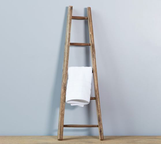 Reclaimed Wood Decorative Ladder | Pottery Barn