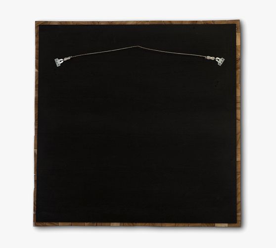 Block Wooden Square Handcrafted Wall Art | Pottery Barn