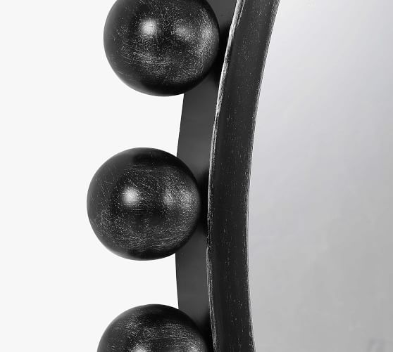 Belle Beaded Round Mirror | Pottery Barn