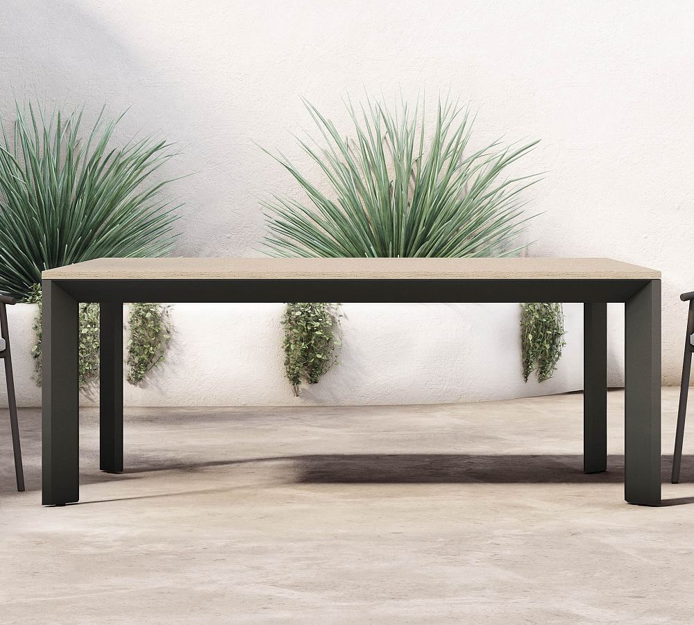 Dover FSC® Teak Outdoor Dining Table | Pottery Barn