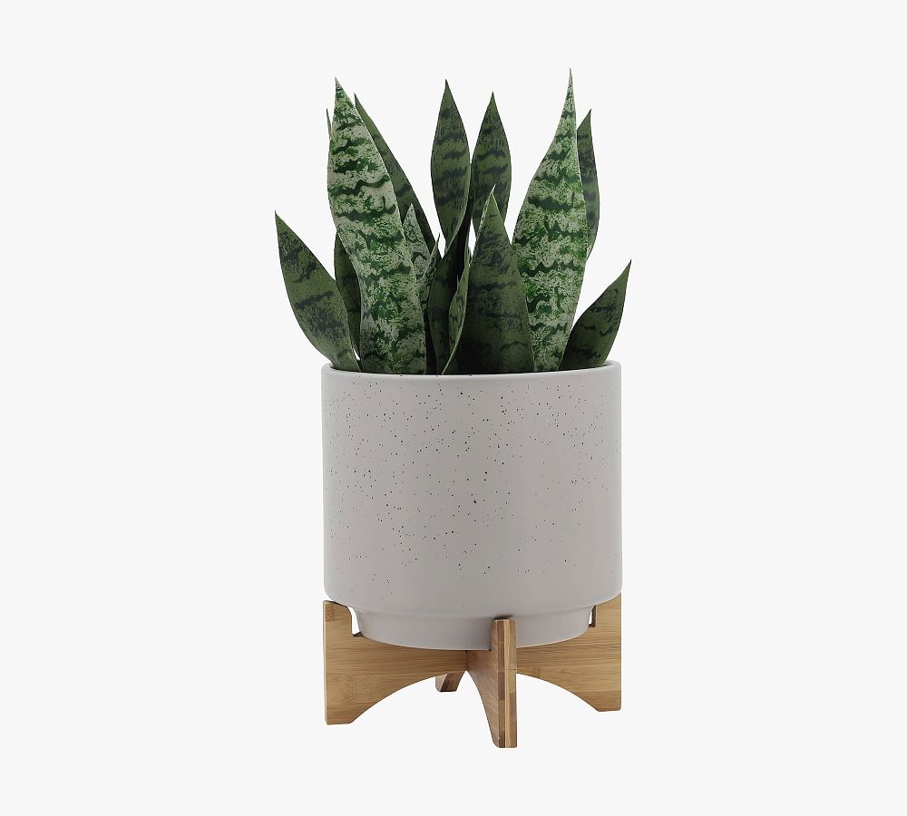 Footed Matte Planters | Pottery Barn