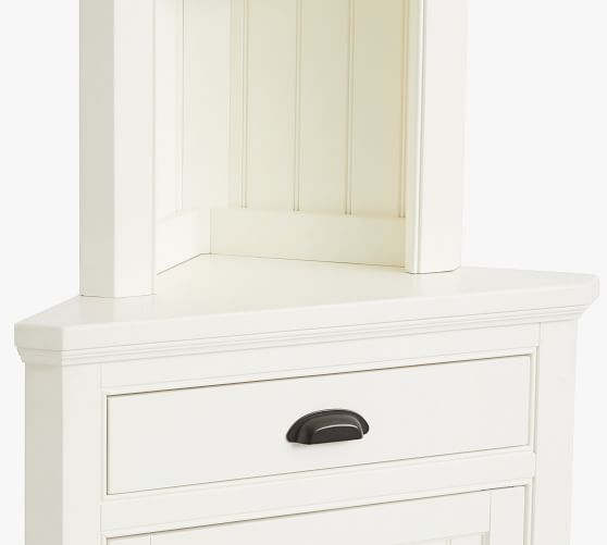 Aubrey End Cap Corner Bookcase | Pottery Barn