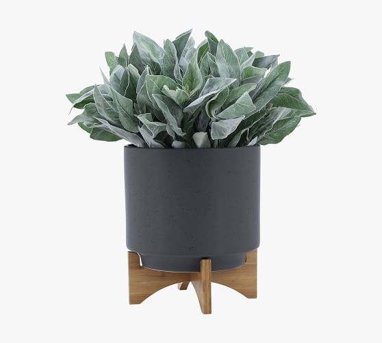 Footed Matte Planters | Pottery Barn