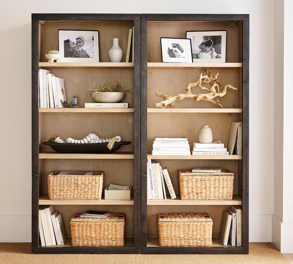 Folsom Two-Toned Bookcase | Pottery Barn