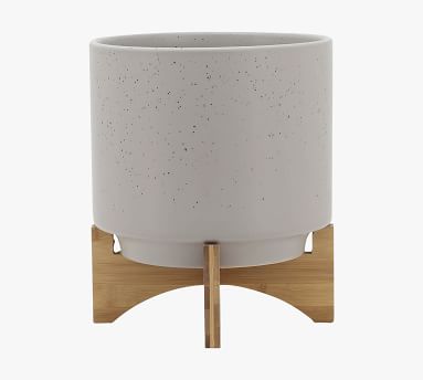 Footed Matte Planters | Pottery Barn