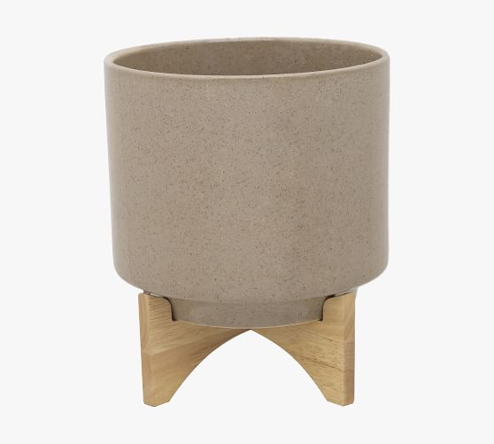 Footed Matte Planters | Pottery Barn