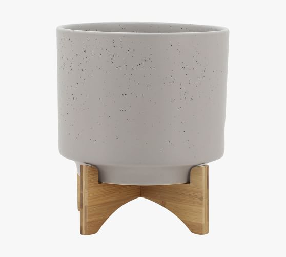 Footed Matte Planters | Pottery Barn