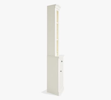 Aubrey End Cap Corner Bookcase | Pottery Barn