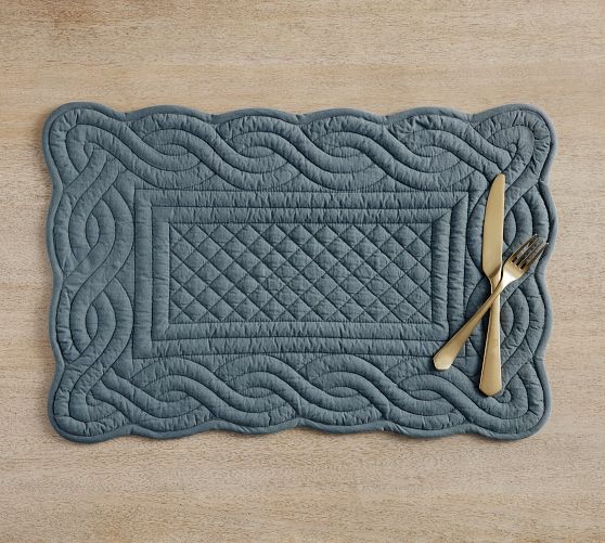 Heirloom Quilted Placemats - Set of 4 | Pottery Barn