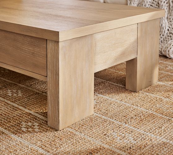 Modern Farmhouse Rectangular Coffee Table | Pottery Barn