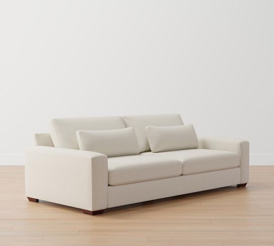 Big Sur Square Arm Deep Seat Upholstered Sofa | Pottery Barn