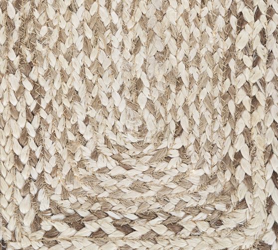 OPEN BOX: Hand-Braided Mixed Weave Jute Table Runner | Pottery Barn