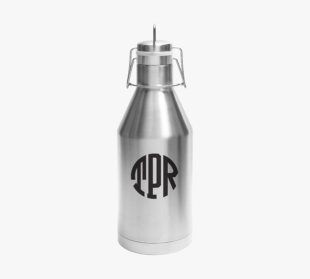 Personalized Craft Beer Stainless Steel Growler | Pottery Barn