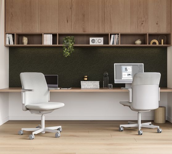 Humanscale® Path Upholstered Swivel Desk Chair | Pottery Barn