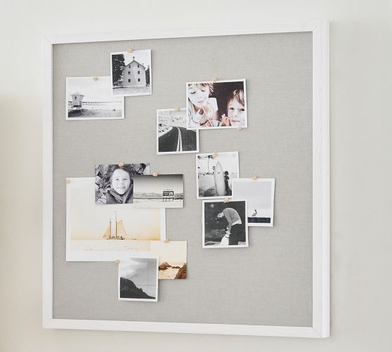 Rowen Linen Pinboard | Pottery Barn