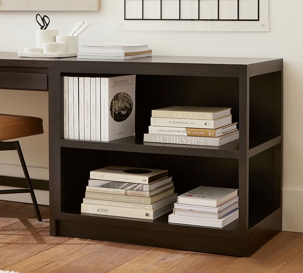 Pacific 2-Shelf Wide Bookcase | Pottery Barn