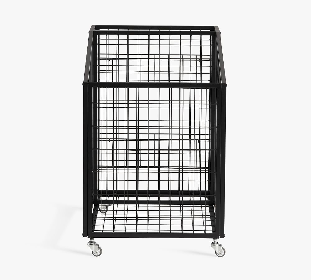 Industrial Metal Gear Storage Cart | Pottery Barn