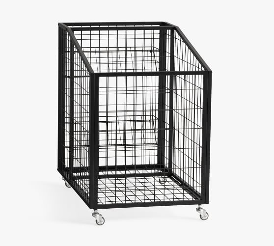 Industrial Metal Gear Storage Cart | Pottery Barn