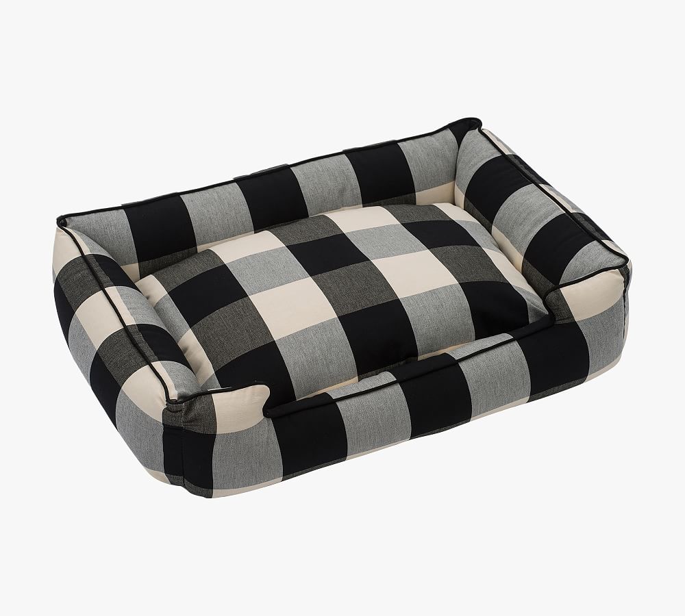 Checkered Lounge Pet Bed | Pottery Barn