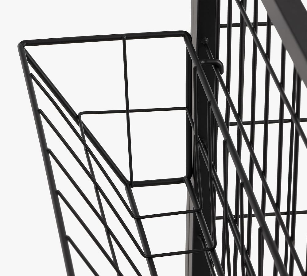 Industrial Metal Gear Storage Cart | Pottery Barn