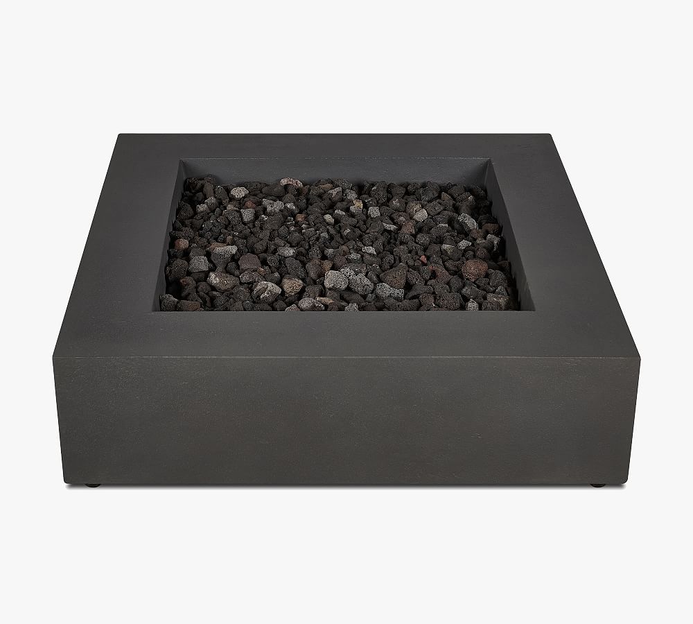 Abril 42.5" Low Square Fire Table | Pottery Barn