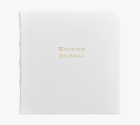 Leather-Bound Wedding Journal | Pottery Barn