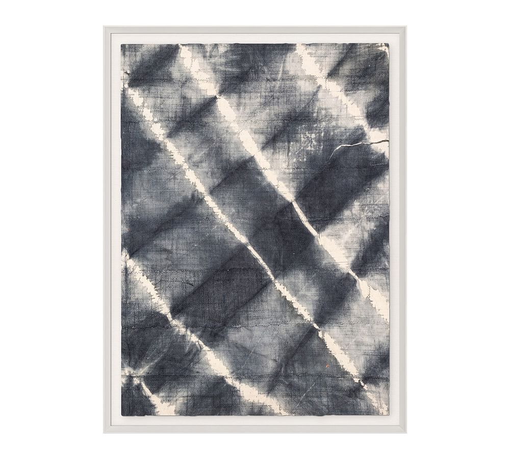 Indigo Textile Framed Print | Pottery Barn