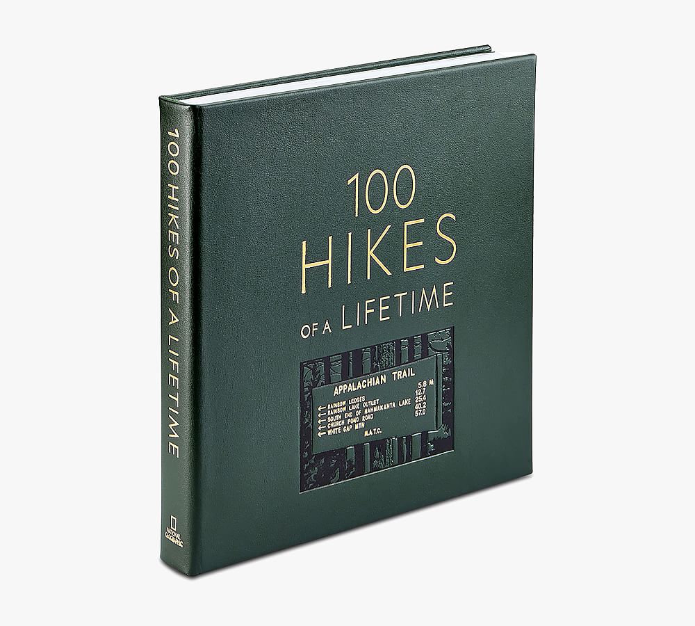 100 Hikes of A Lifetime Leather-Bound Book | Pottery Barn