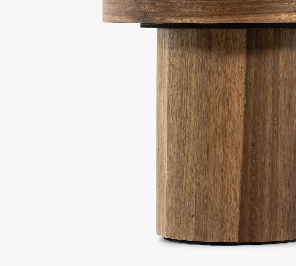 Terri Round Pedestal End Table | Pottery Barn