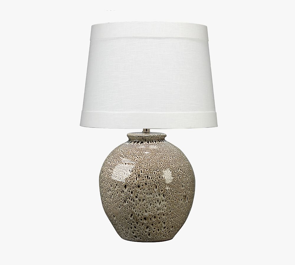 Bayne Ceramic Round Table Lamp | Pottery Barn