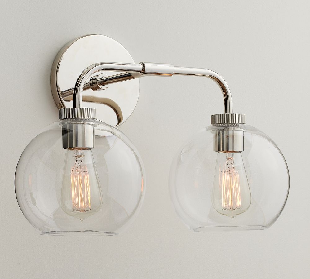 Reagan Double Globe Sconce | Pottery Barn