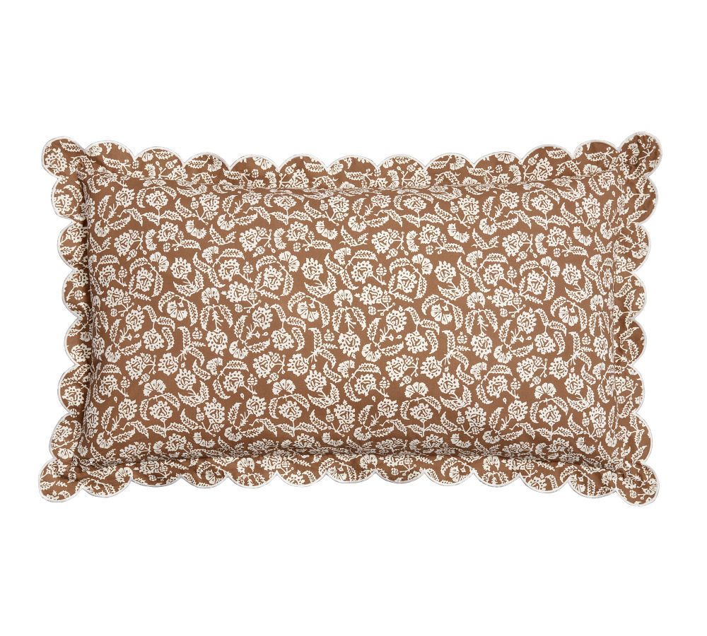 Julia Berolzheimer Reversible Scallop Sham | Pottery Barn