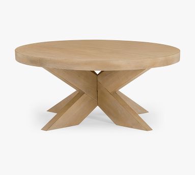 Modern Farmhouse Round Coffee Table | Pottery Barn
