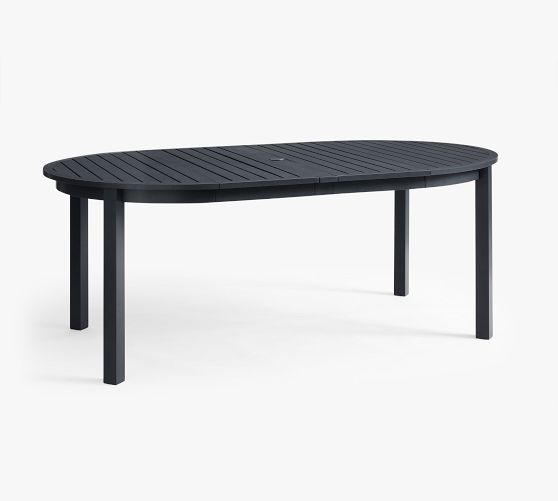 Indio Metal Round Extending Outdoor Dining Table | Pottery Barn