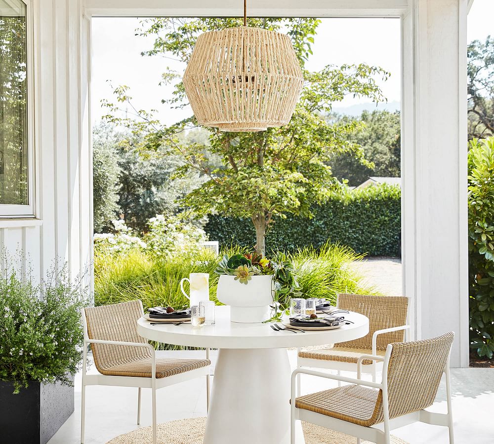 Abaca Woven Pendant | Pottery Barn