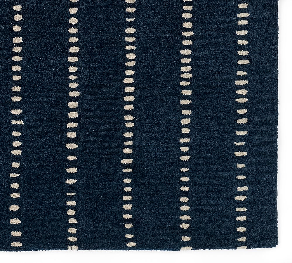 Okafor Hand-Tufted Wool Striped Rug | Pottery Barn