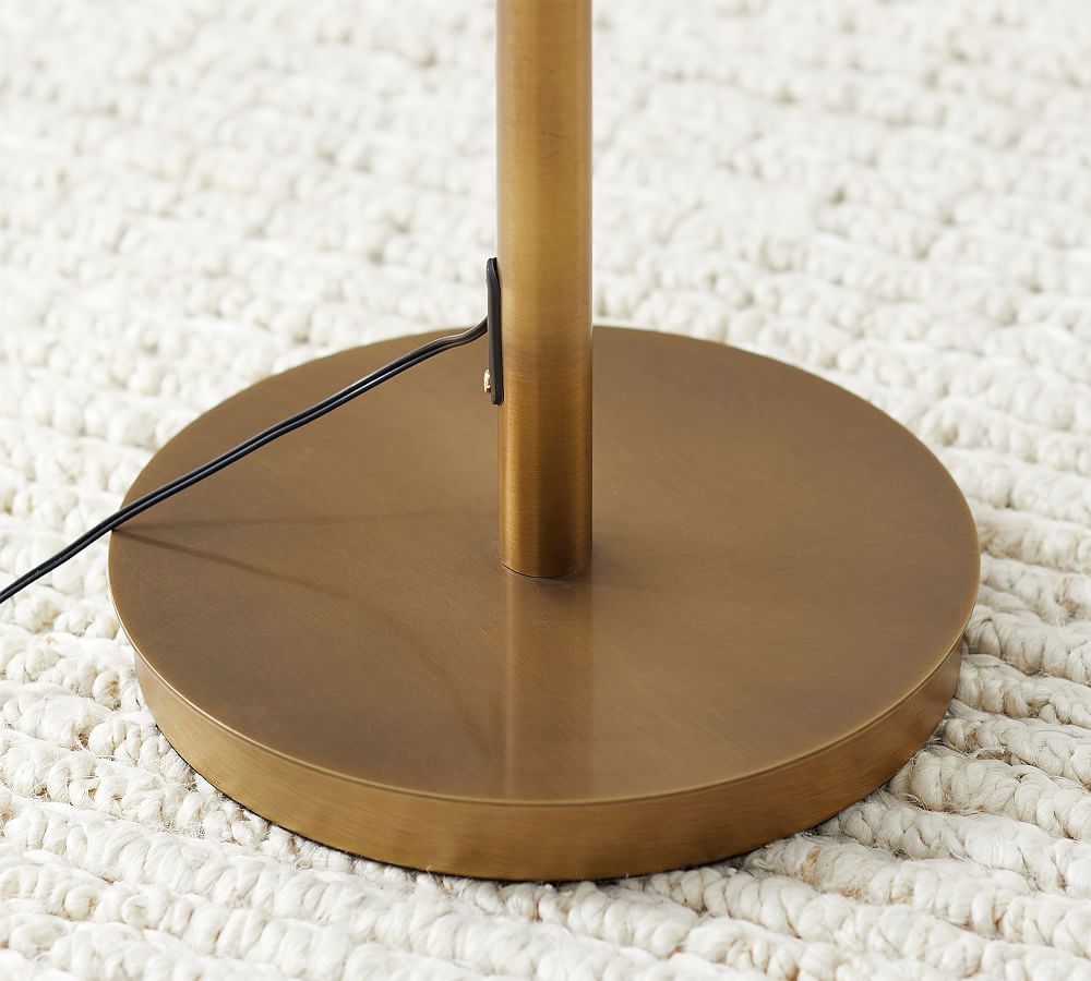 Reese iLED Ring Light Task Floor Lamp | Pottery Barn