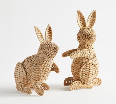 Handcrafted Rattan Bunny | Pottery Barn