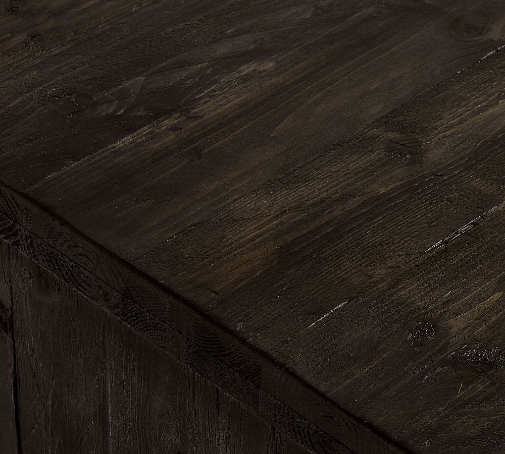 Pismo Reclaimed Wood Rectangular Long Low Coffee Table | Pottery Barn