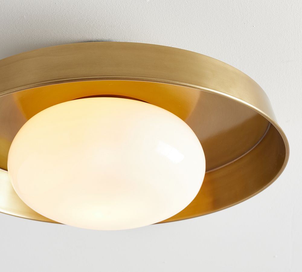 Franklin Metal Flush Mount | Pottery Barn