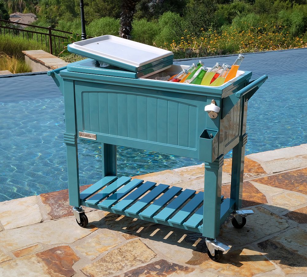 Permasteel Hyannis Stand-up Cooler with Bottle Opener | Pottery Barn