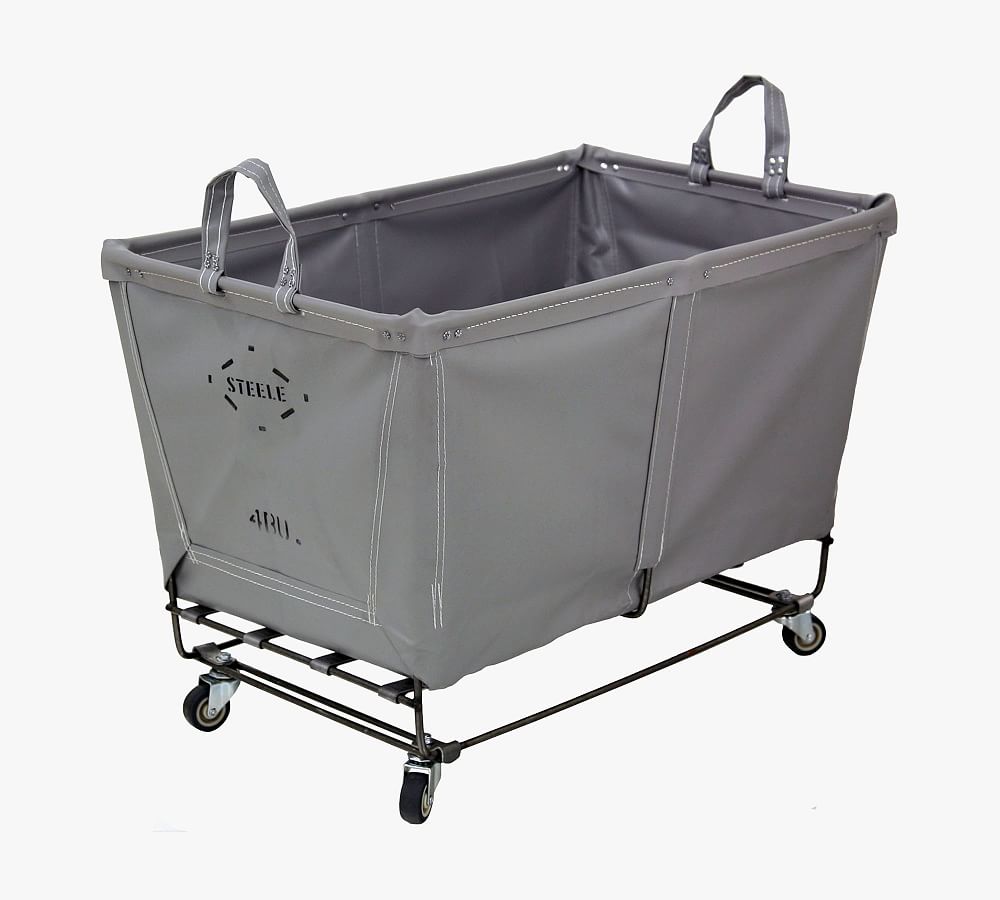 Industrial Basket with Wheels | Pottery Barn